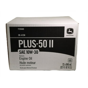 John Deere Original Equipment Plus-50 II SAE 15W-40 Motor Engine Oil, 1 ...