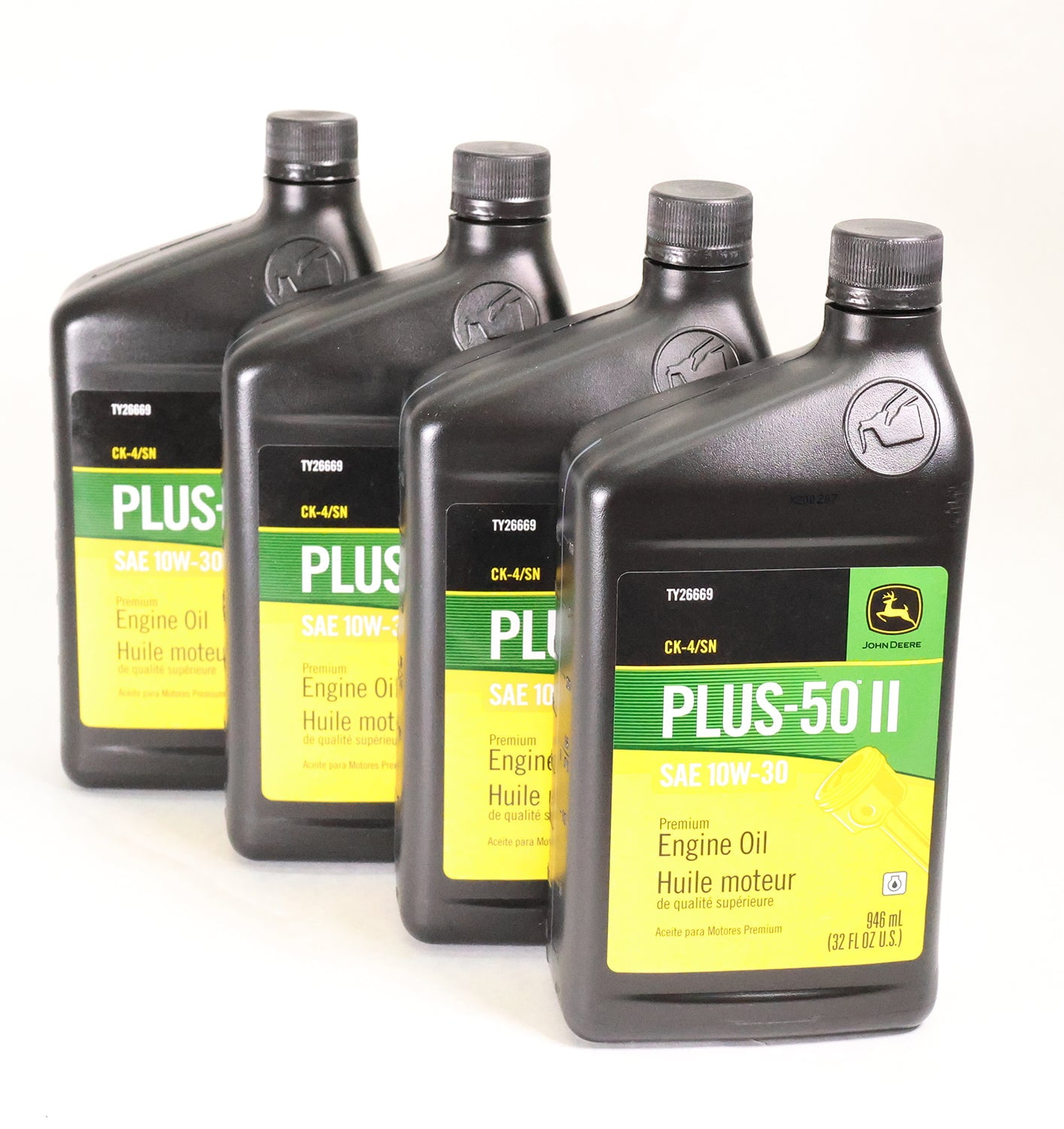 John Deere Original Equipment (4 PACK) Plus-50 II SAE 10W-30 Quart ...