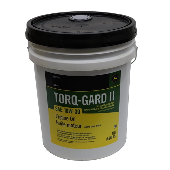 John Deere Original Equipment 5 Gallon Engine Oil Torq-Gard™ II, SAE ...