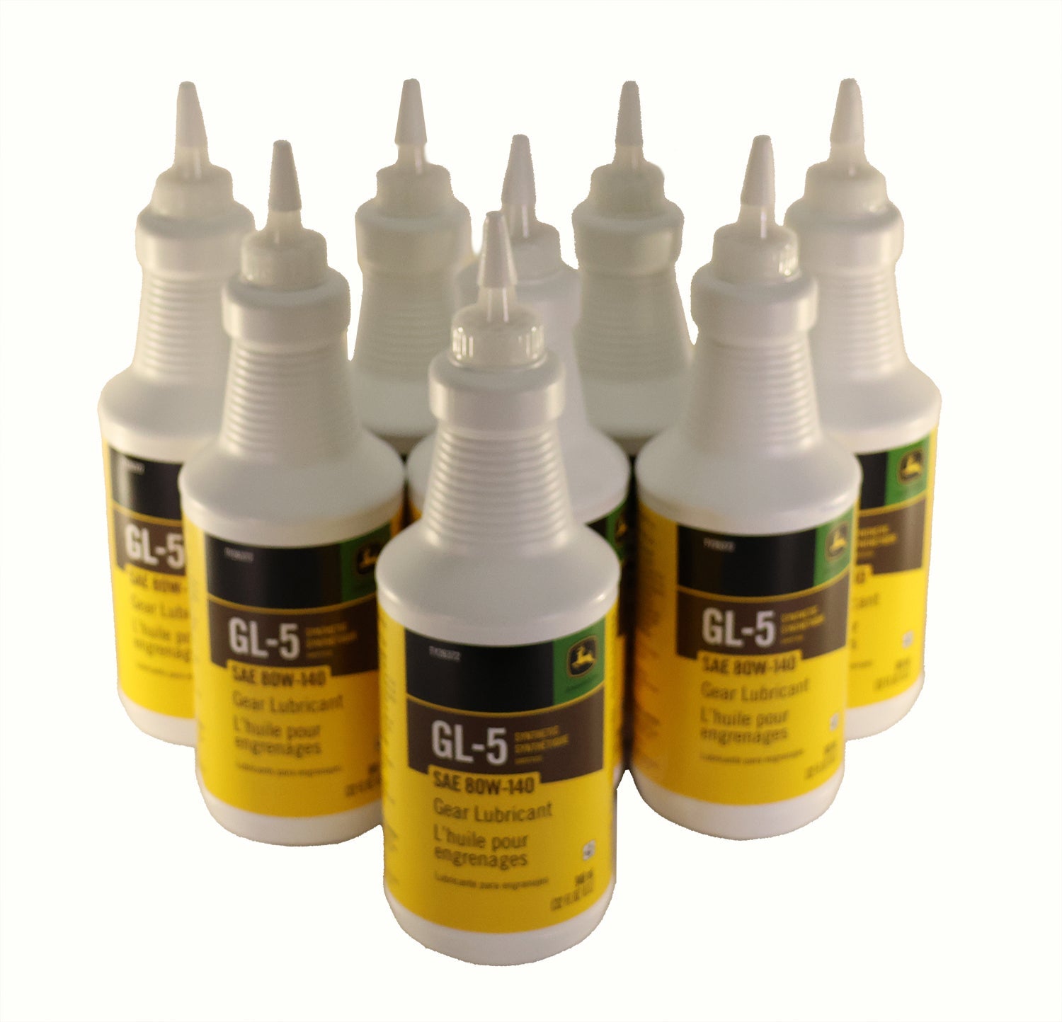John Deere Original Equipment (8 PACK) GL-5 Synthetic SAE 80W-140 Gear ...