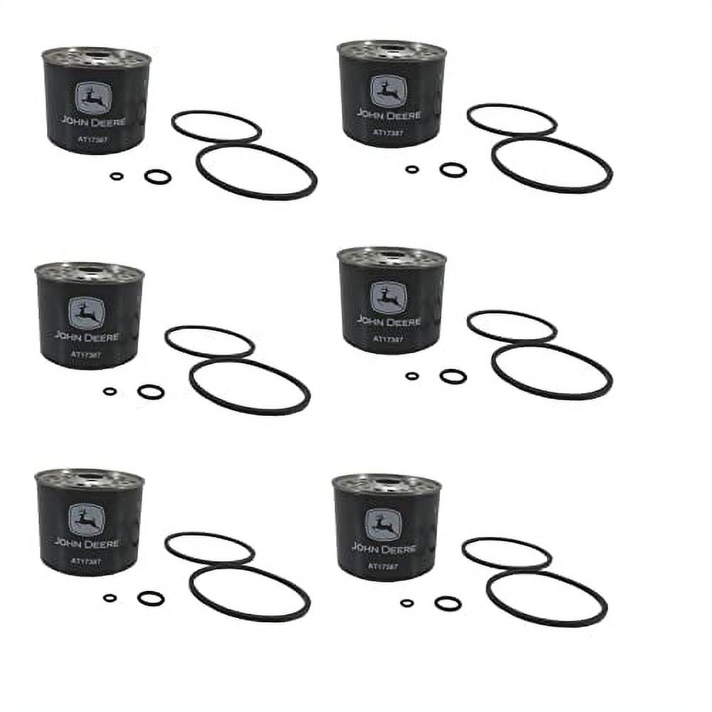 John Deere Original Equipment Filter Element 6 Pack - AT17387,6 ...