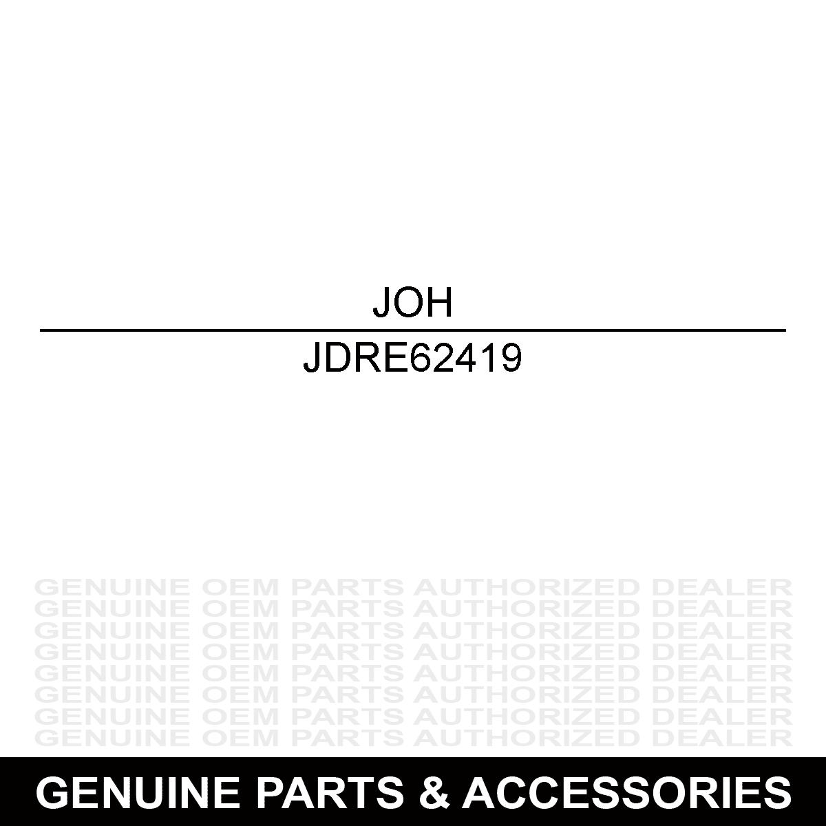 John Deere Genuine OEM Fuel Filter Element Part #RE62419 - Walmart ...
