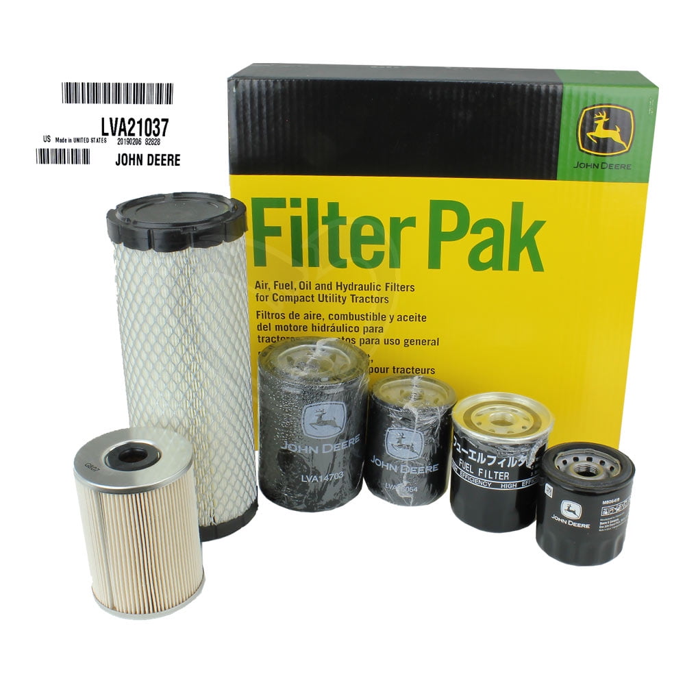 John Deere Original Equipment Filter Kit LVA21037 - Walmart.com