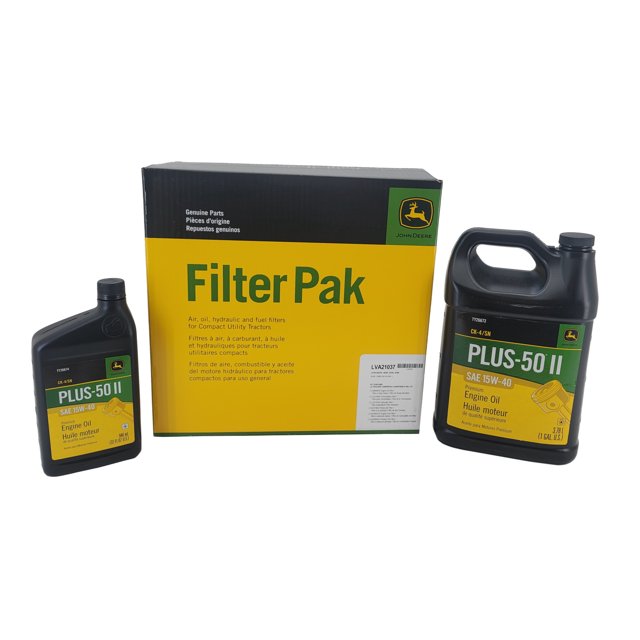 John Deere Original Equipment Filter Pak with Oil Kit - LVA21037A ...
