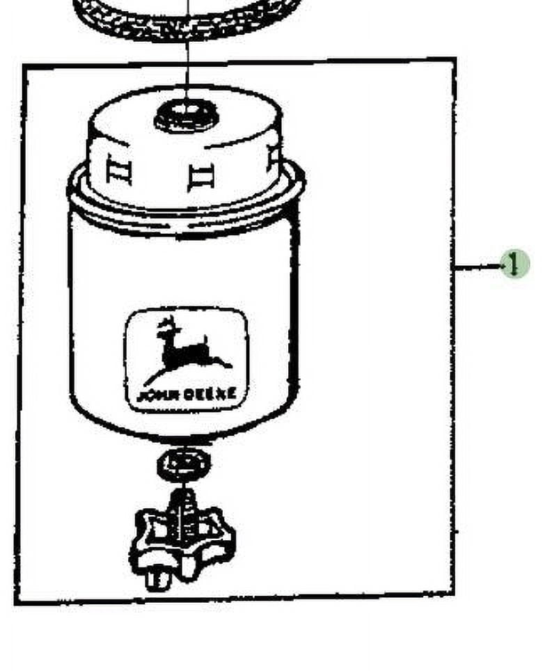 John Deere Original Equipment Fuel Filter - RE62424 - Walmart.com