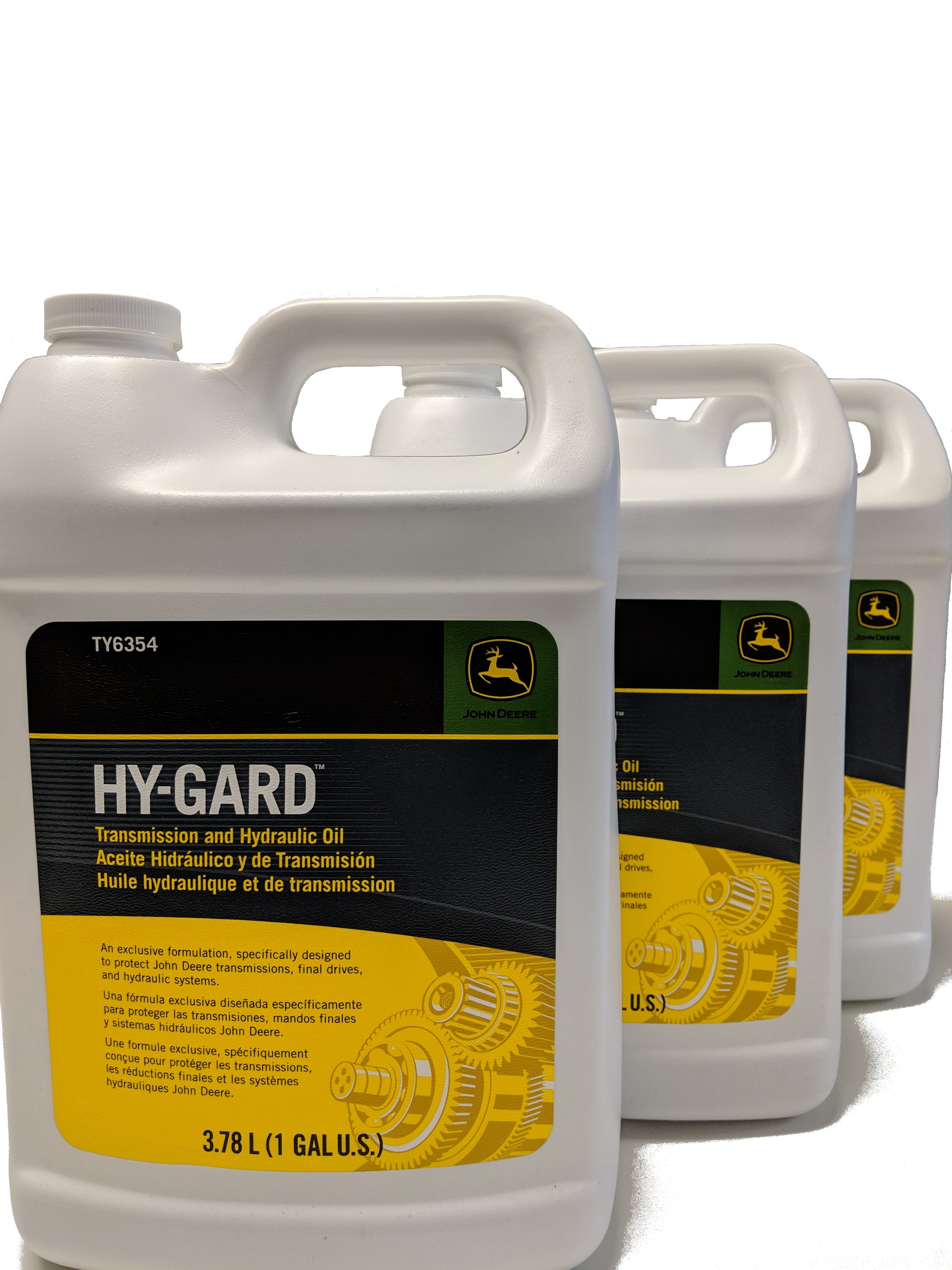 John Deere Original Equipment Gallon-Sized Hy-Gard Oil - TY6354 (3 ...