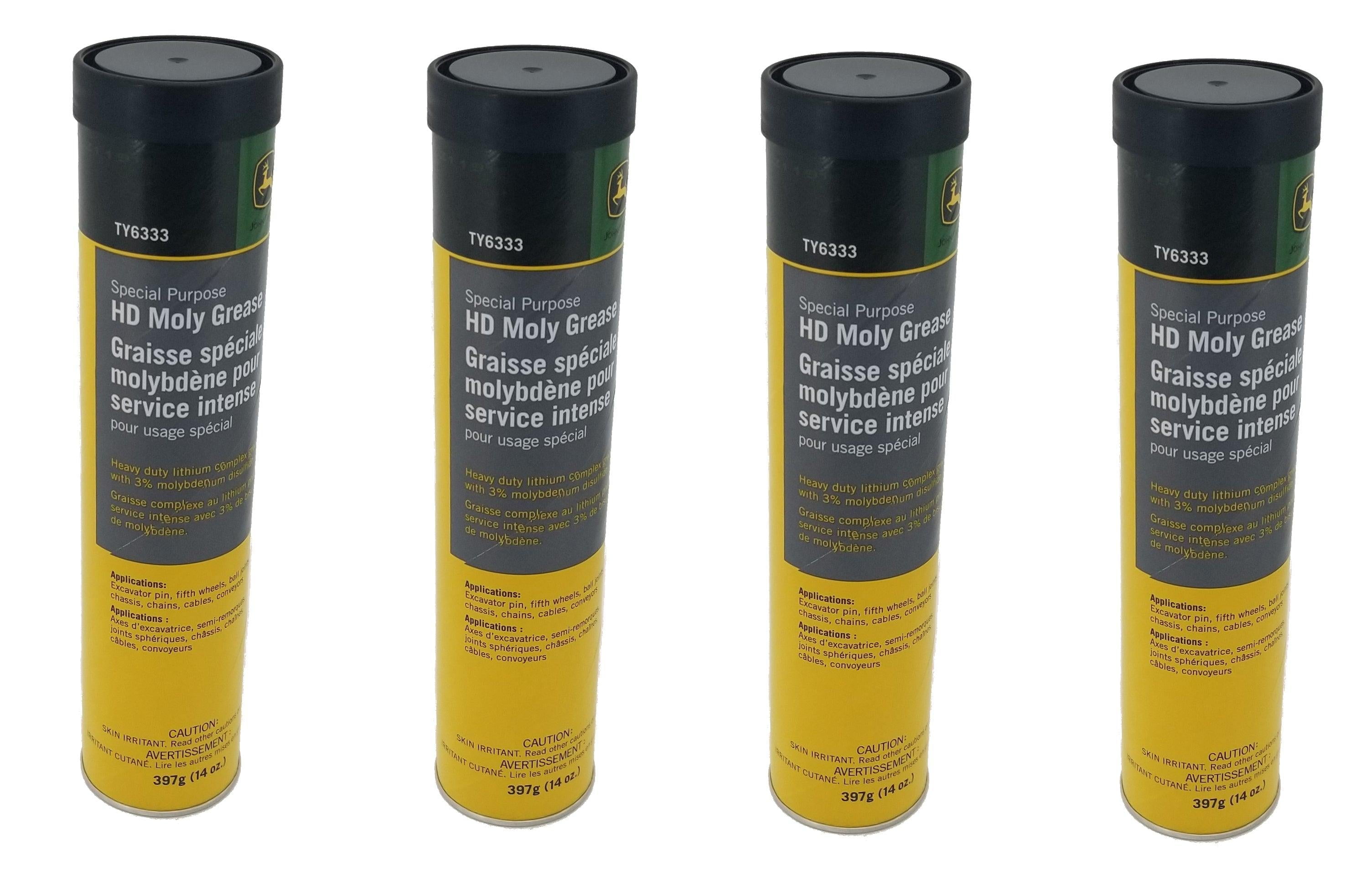 John Deere Original Equipment HD Moly Grease Grease (4-PACK) - TY6333 ...