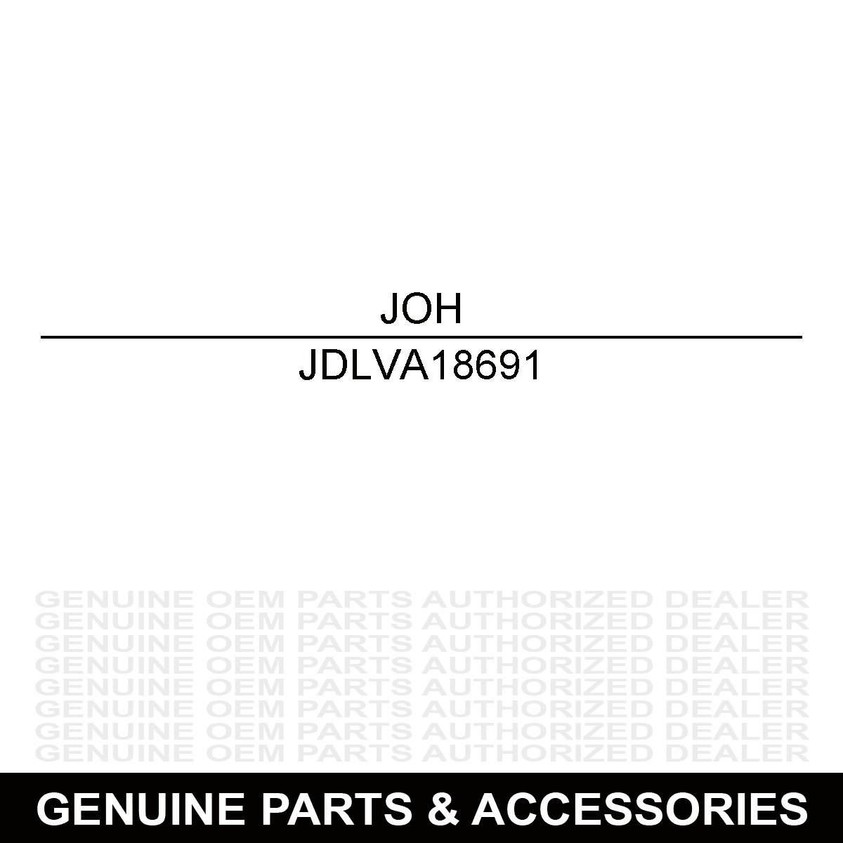 John Deere Original Equipment Hydraulic Hose #LVA18691 - Walmart.com