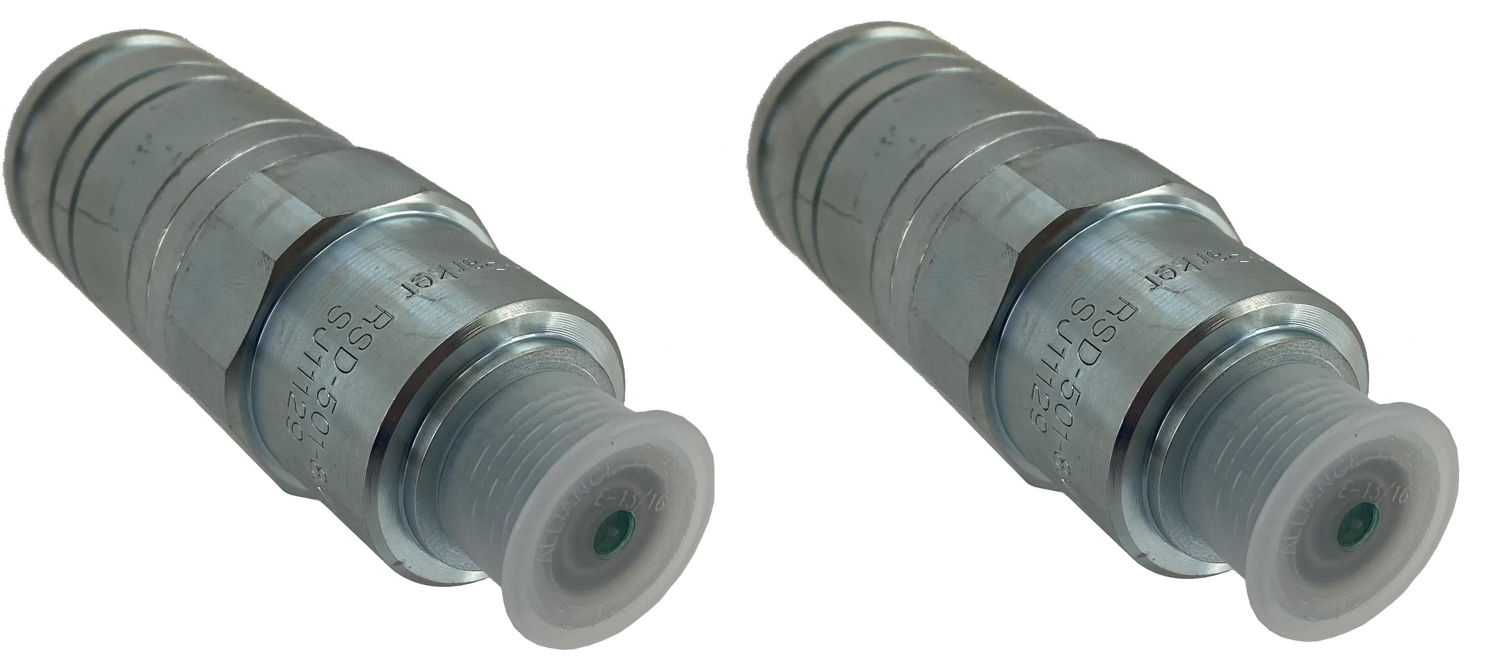 John Deere Original Equipment Hydraulic Quick-Connect Coupler 2 Pack ...