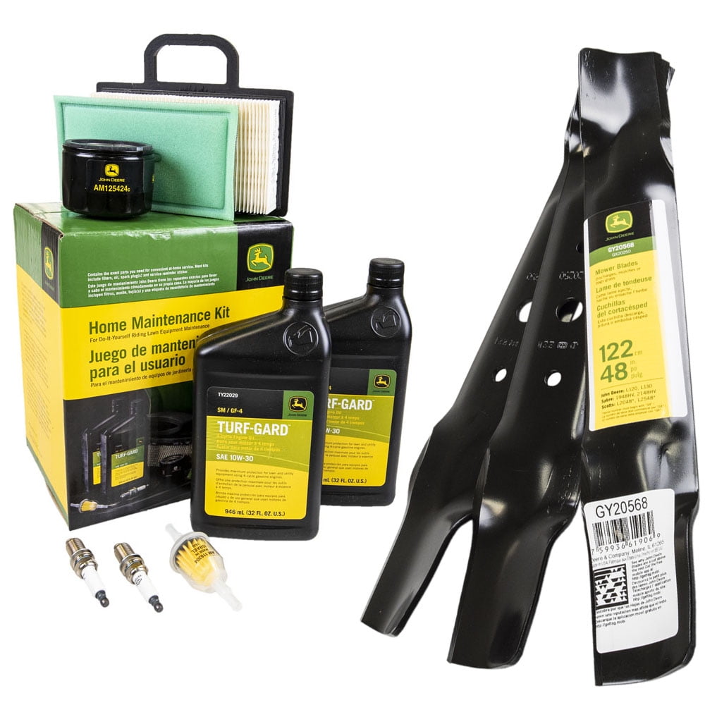 John Deere Original Equipment L120 Maintenance Kit w/ Standard Blades ...