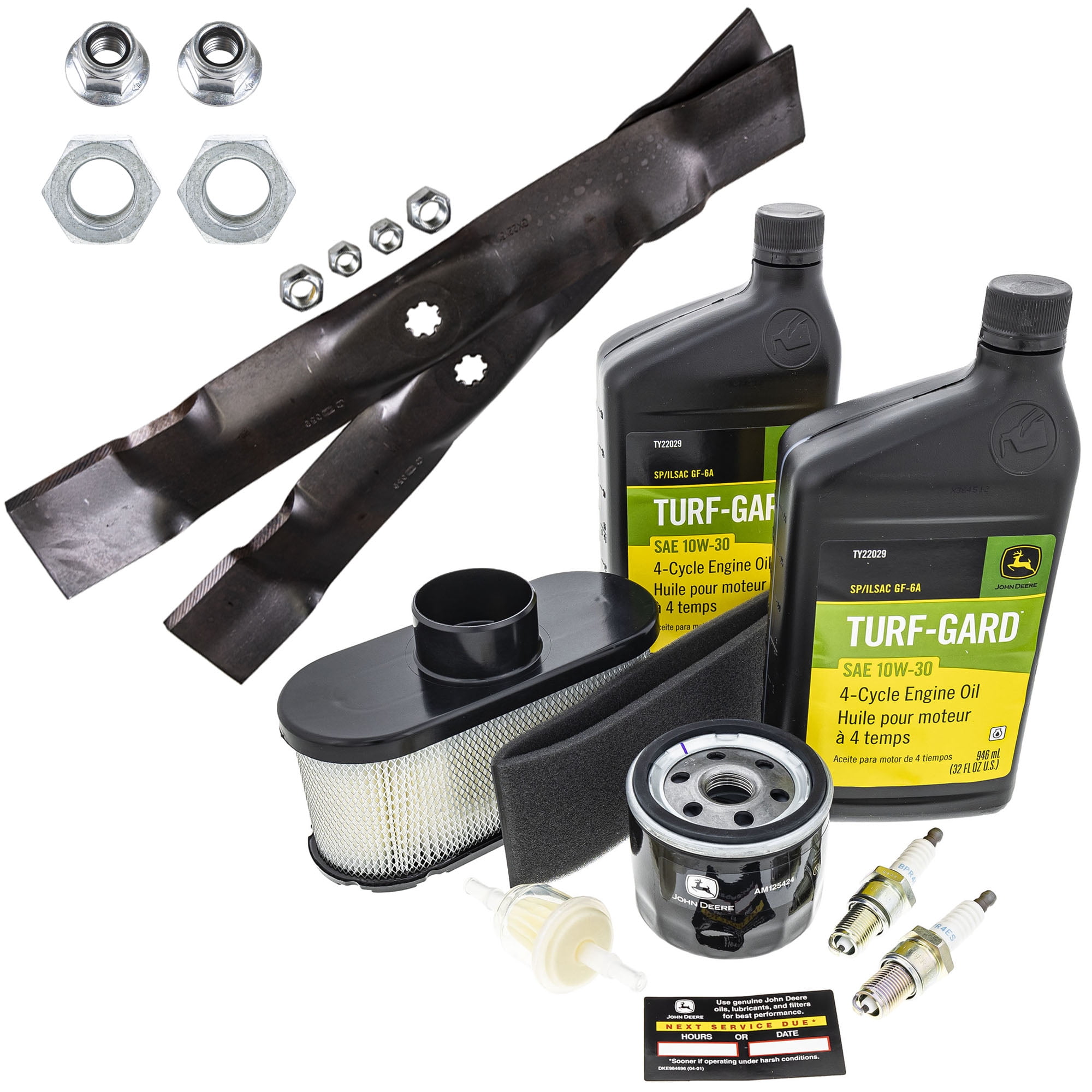 John Deere X300 Maintenance Kit + Standard Blades - Walmart.com