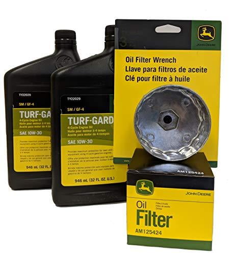 John Deere Original Equipment Oil Change Kit Including Wrench (2 ...