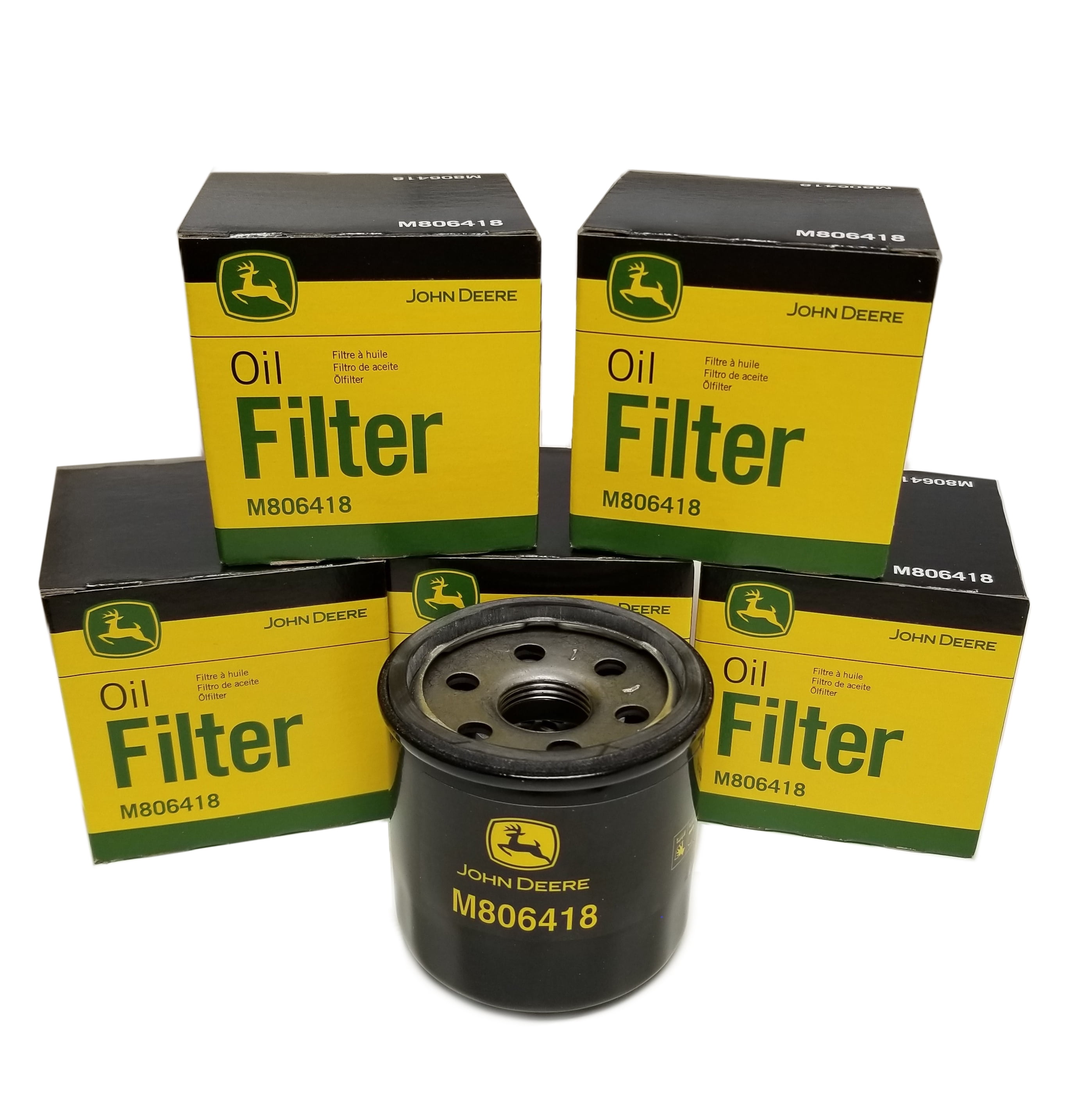 John Deere Original Equipment Oil Filter 6 PACK - M806418 - Walmart.com
