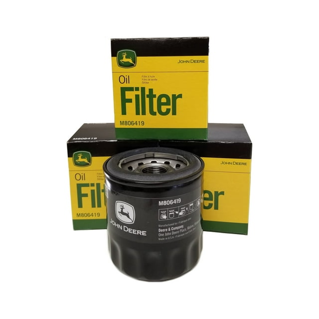 John Deere Original Equipment Oil Filter #M806419 (4-Pack) - Walmart.com