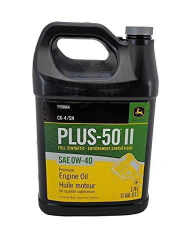 John Deere Full Synthetic Motor Oil, Original Equipment Plus-50 II SAE ...