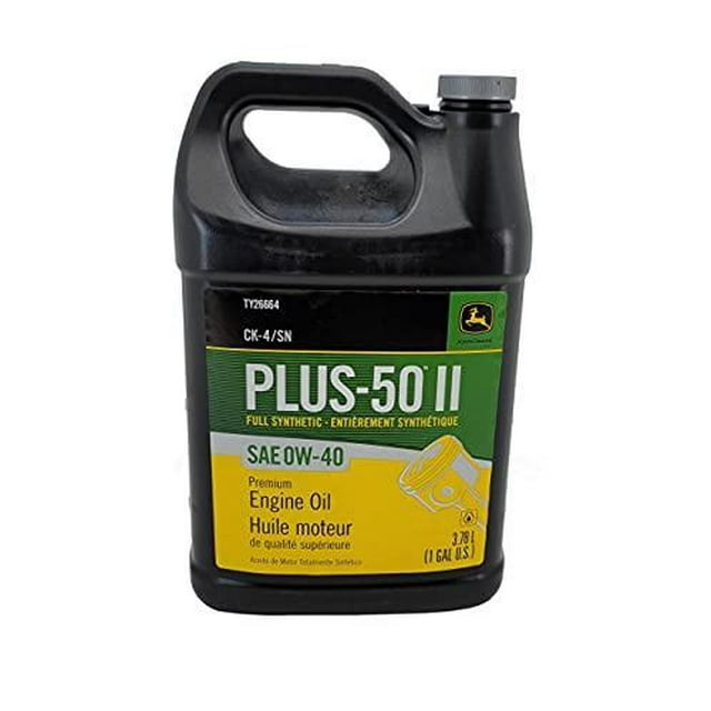 John Deere Full Synthetic Motor Oil, Original Equipment Plus-50 II SAE ...