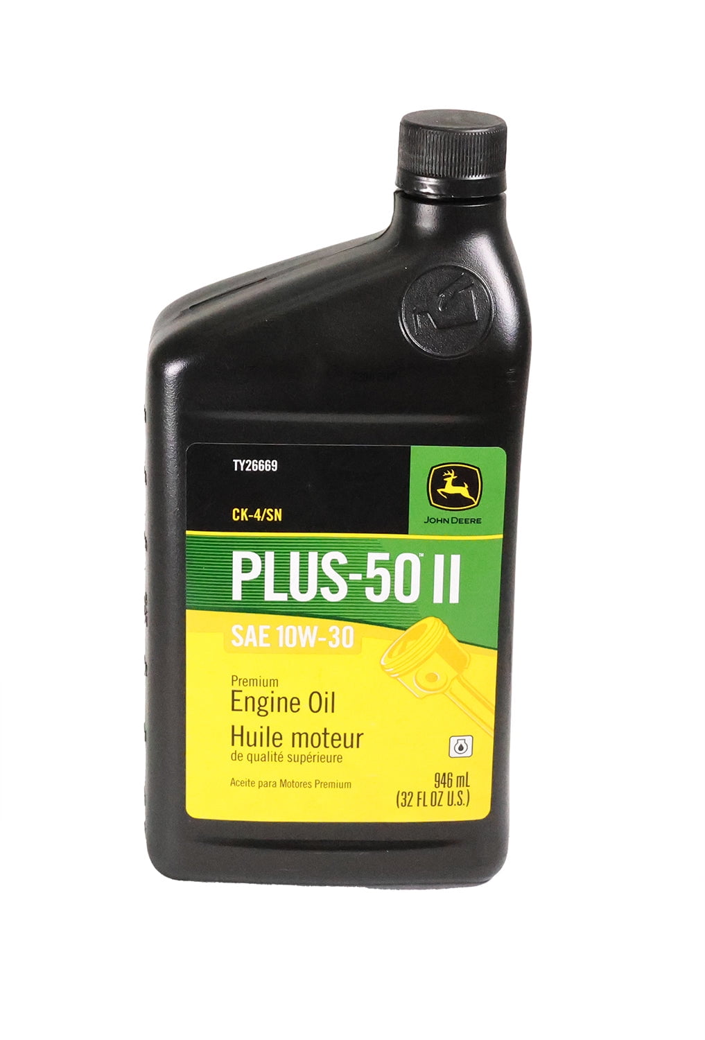 John Deere Original Equipment Plus-50 II SAE 10W-30 Quart Engine Oil - TY26669 - Walmart ...