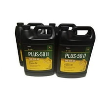 John Deere Plus-50 II SAE 15W-40 CK4/SN Premium Engine Oil, 2.5 Gallon ...