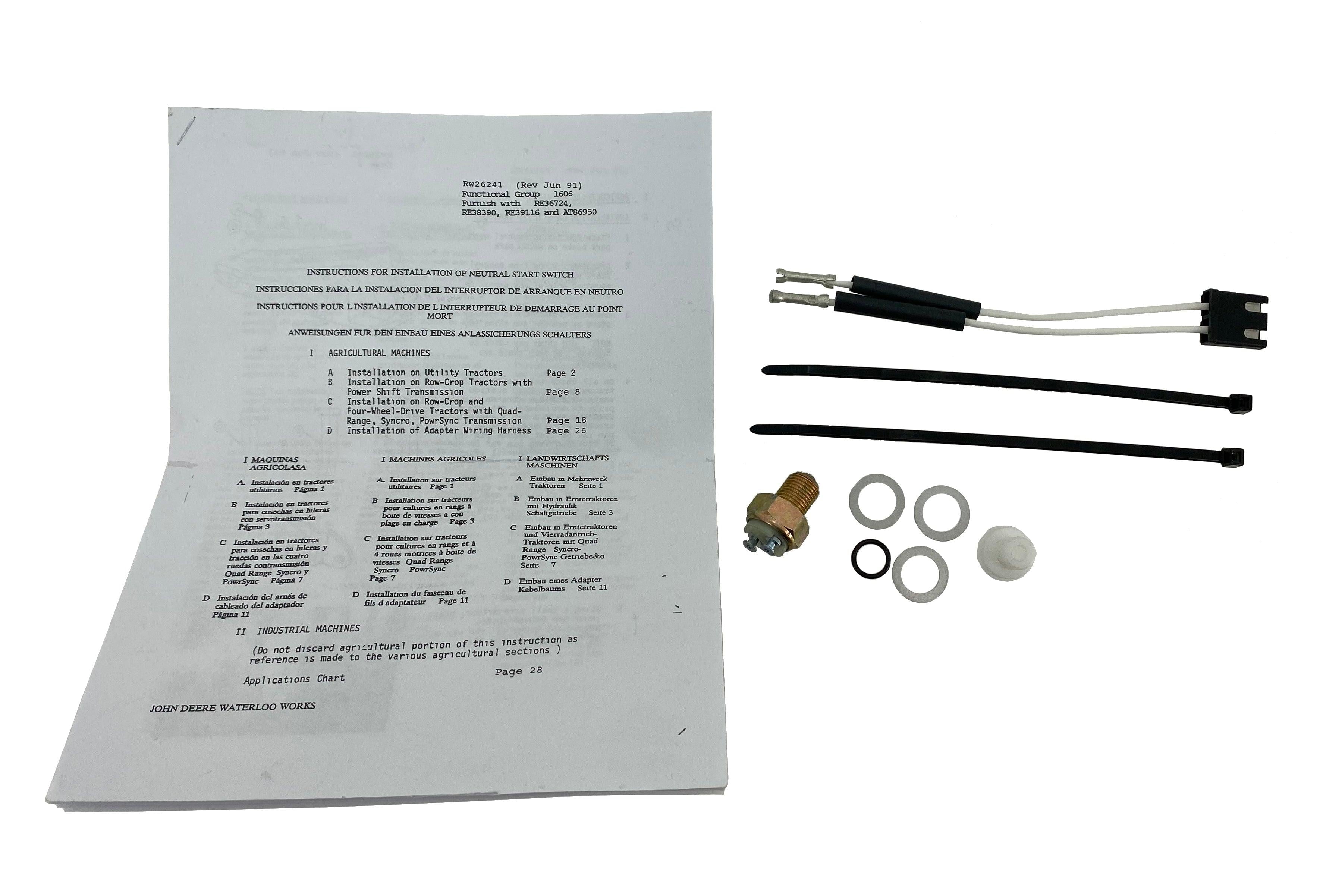 John Deere Original Equipment Switch - RE38390 - Walmart.com