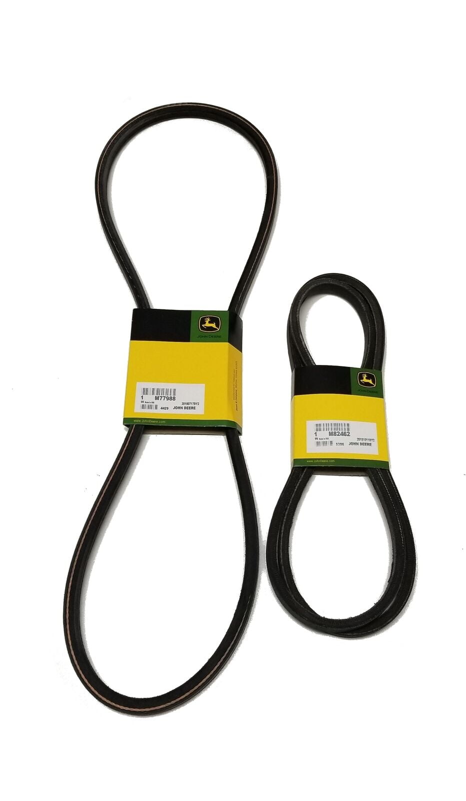 John Deere Mower Primary & Secondary Deck Drive Belt for 38" Lawn Deck ...