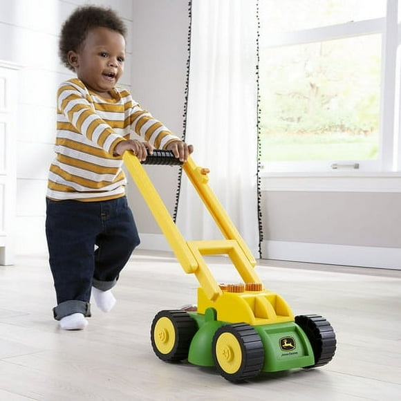 Kids Toy Lawn Mowers in Bright Colors for Outdoor and Indoor Play