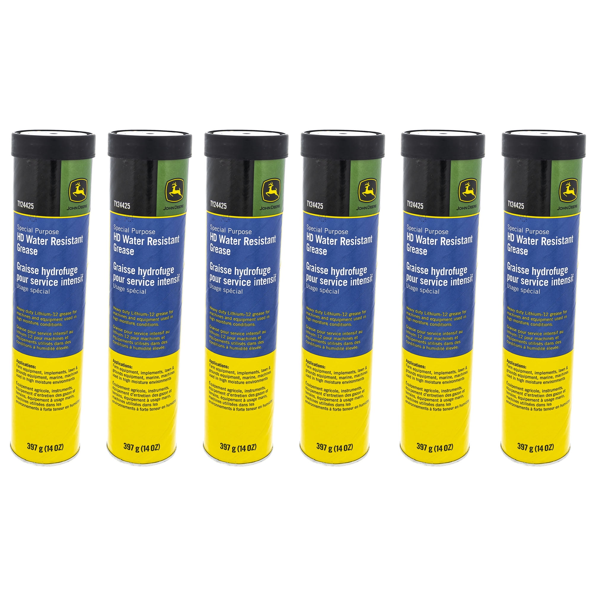 John Deere Special Purpose HD Water Resistant Grease 6-PACK - TY24425 ...