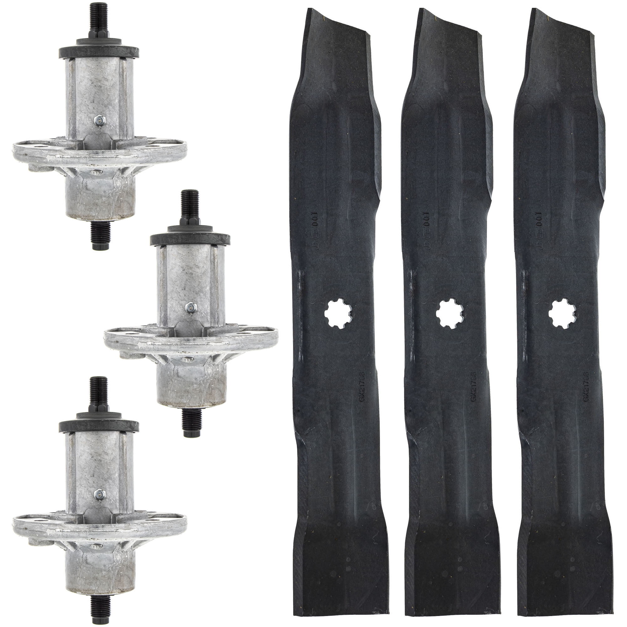 John Deere Spindle Mulch Blade 48'' Deck Kit LA 130 140 145 D 150 155 ...