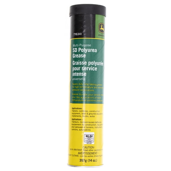 John Deere TY6341 Multi-Purpose SD Polyurea Grease 14oz Container ...