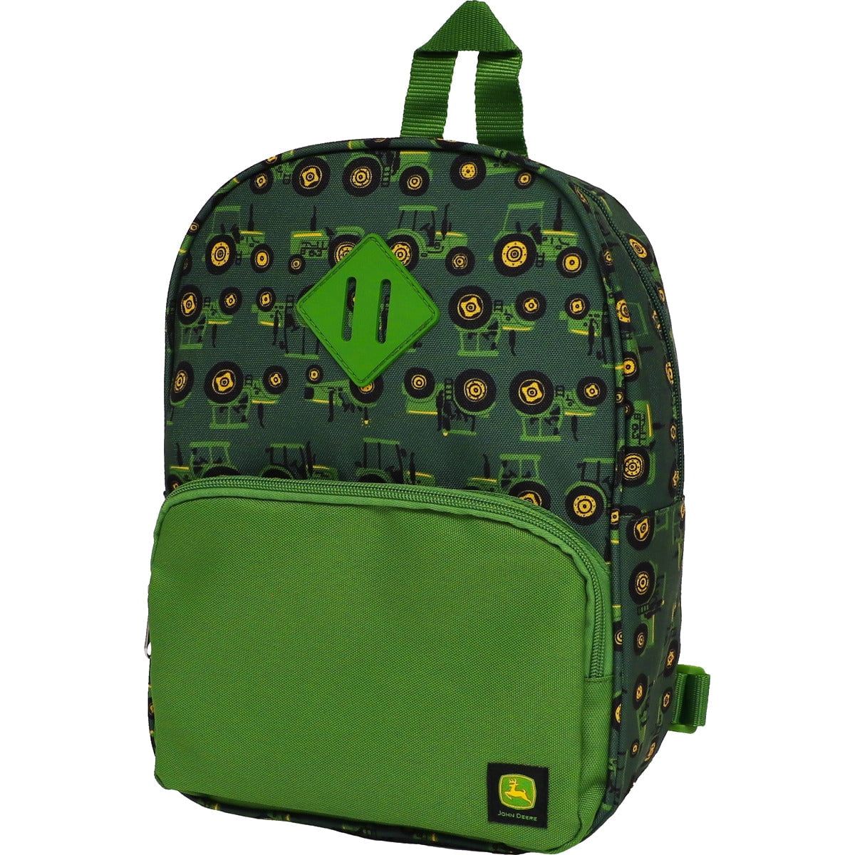 John Deere Dark Green Tractor Print Toddler Backpack - Kids Children's ...