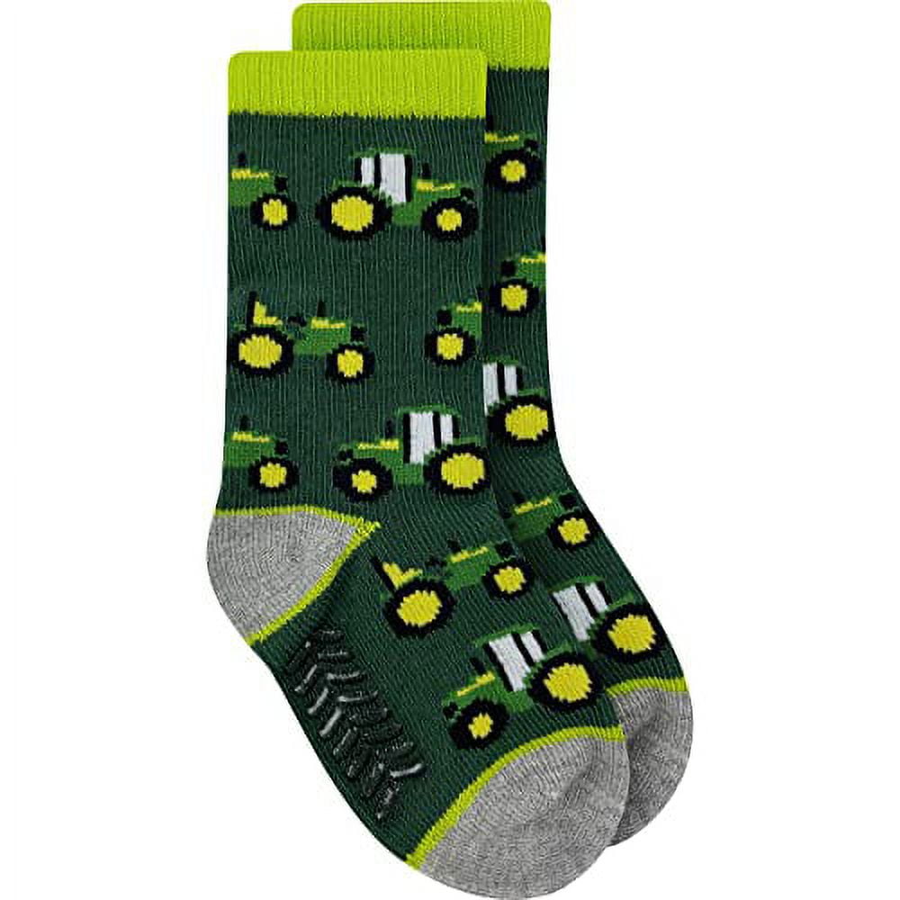 John Deere Toddler Tractor Crew Sock (2T-4T) - LP74743 - Walmart.com