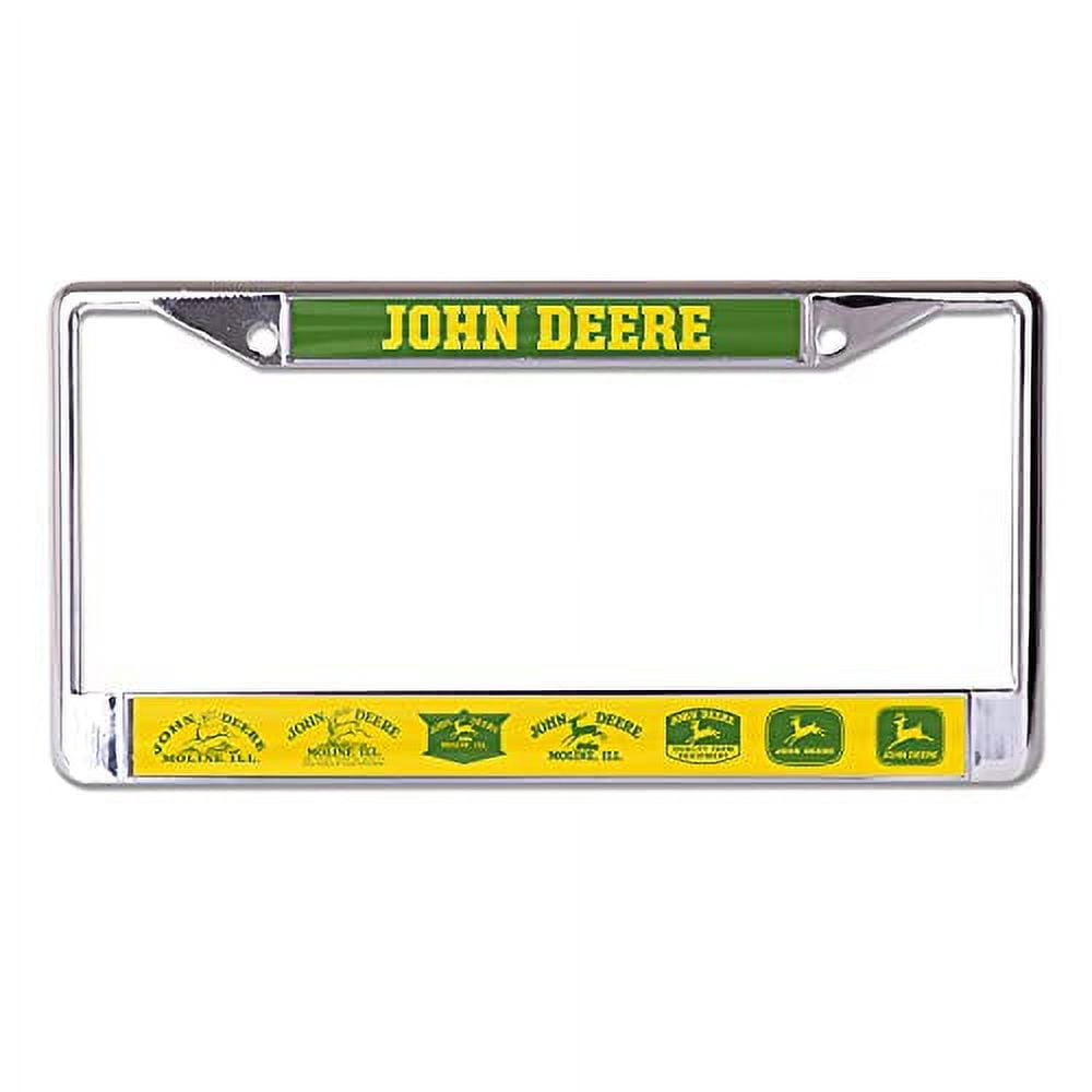 John Deere Vintage Logo License Plate Frame - LP79750 - Walmart.com