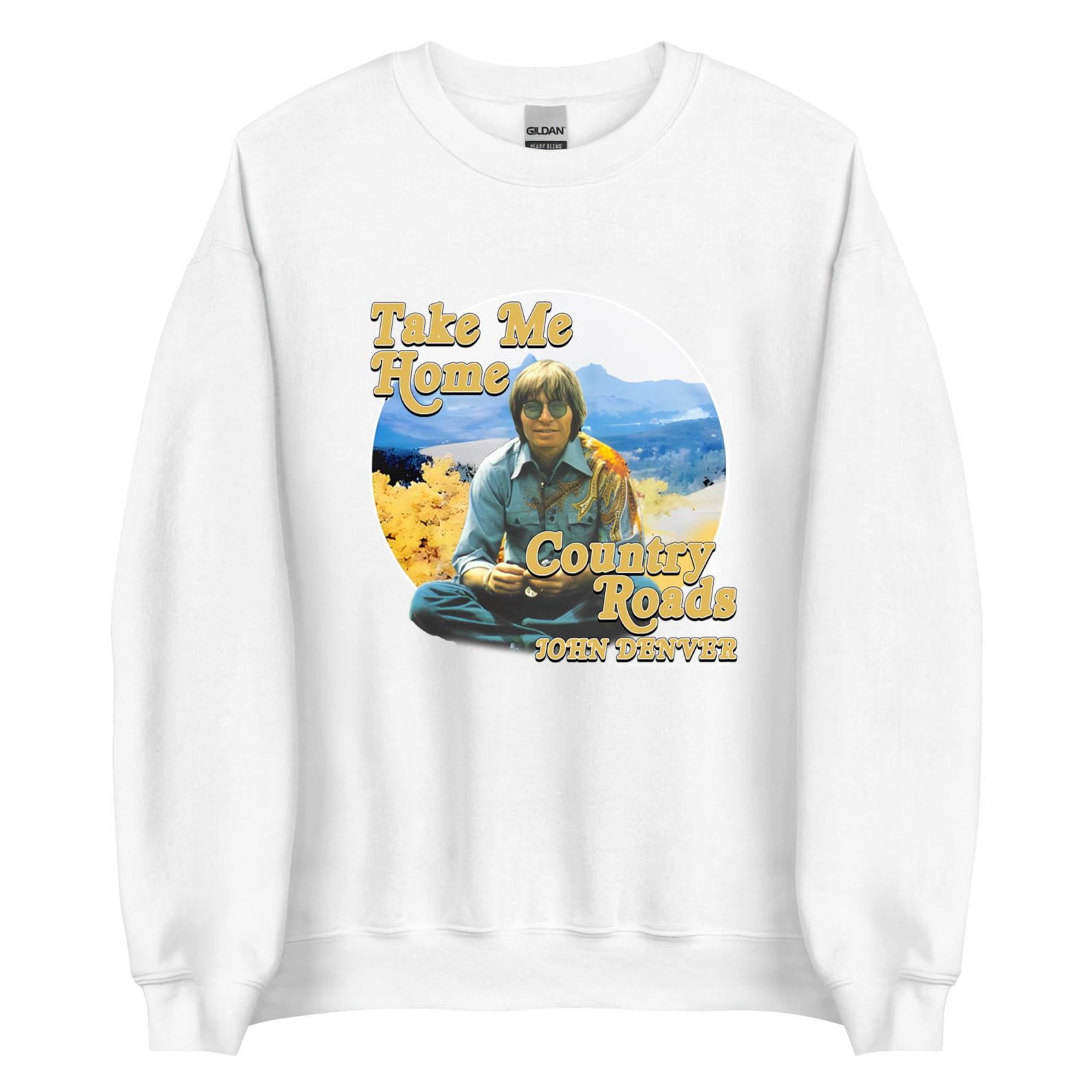 John Denver Circle Mountain Range Shirt John Denver Take Me Home Shirt-TH32609 - Walmart.com