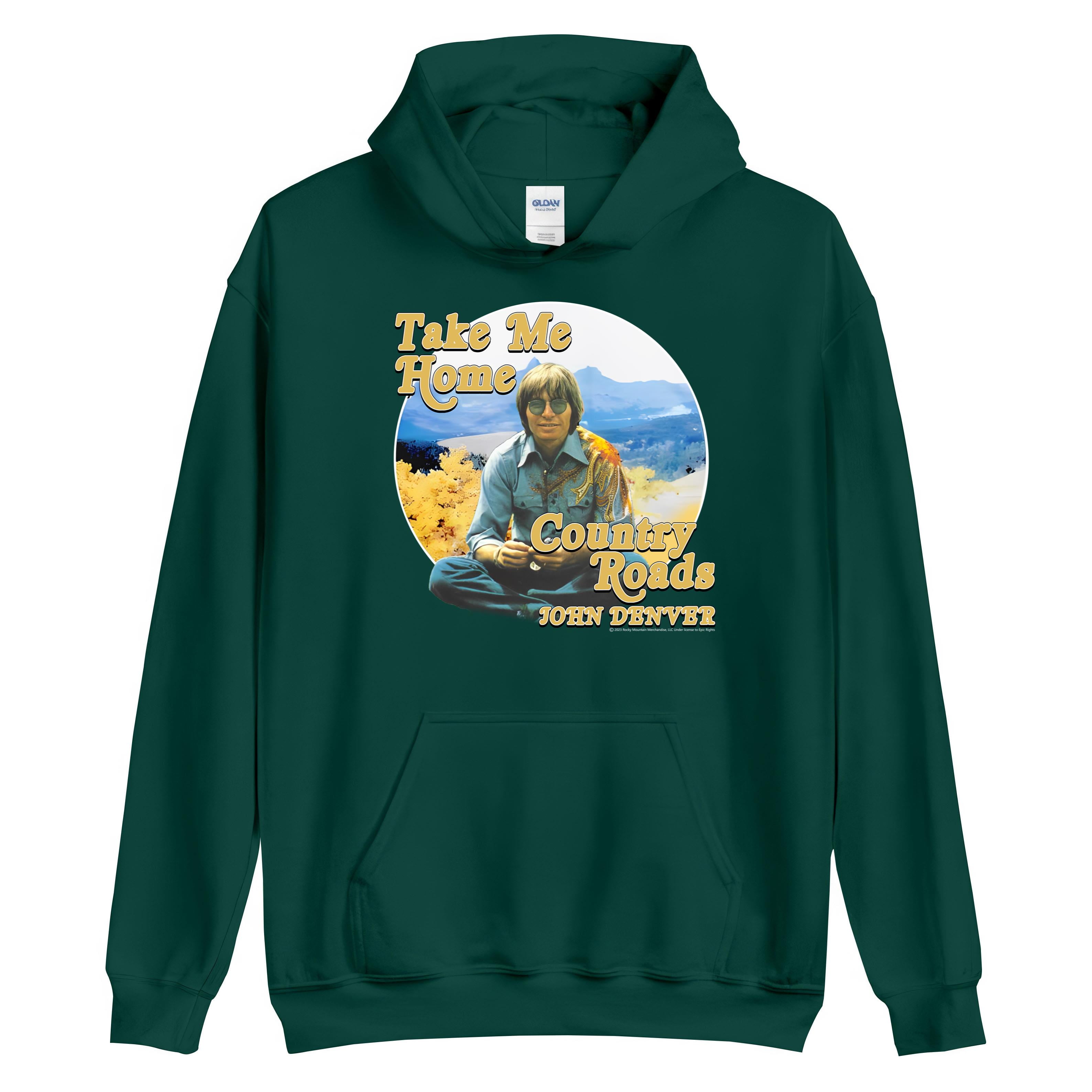 John Denver Circle Mountain Range Shirt John Denver Take Me Home Shirt-TH32609 - Walmart.com