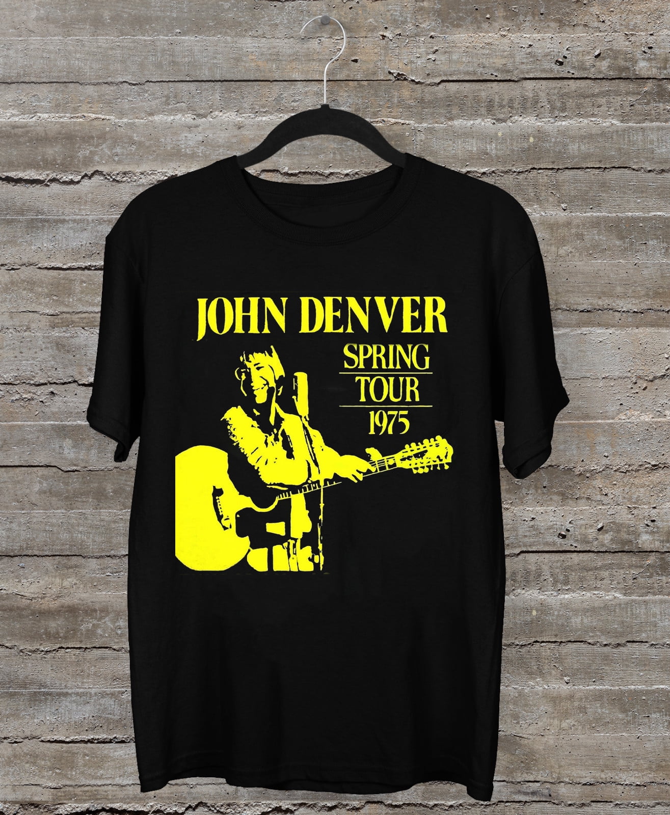 John Denver - John denver Tour 1975 Short Sleeve Black All Size Gift ...