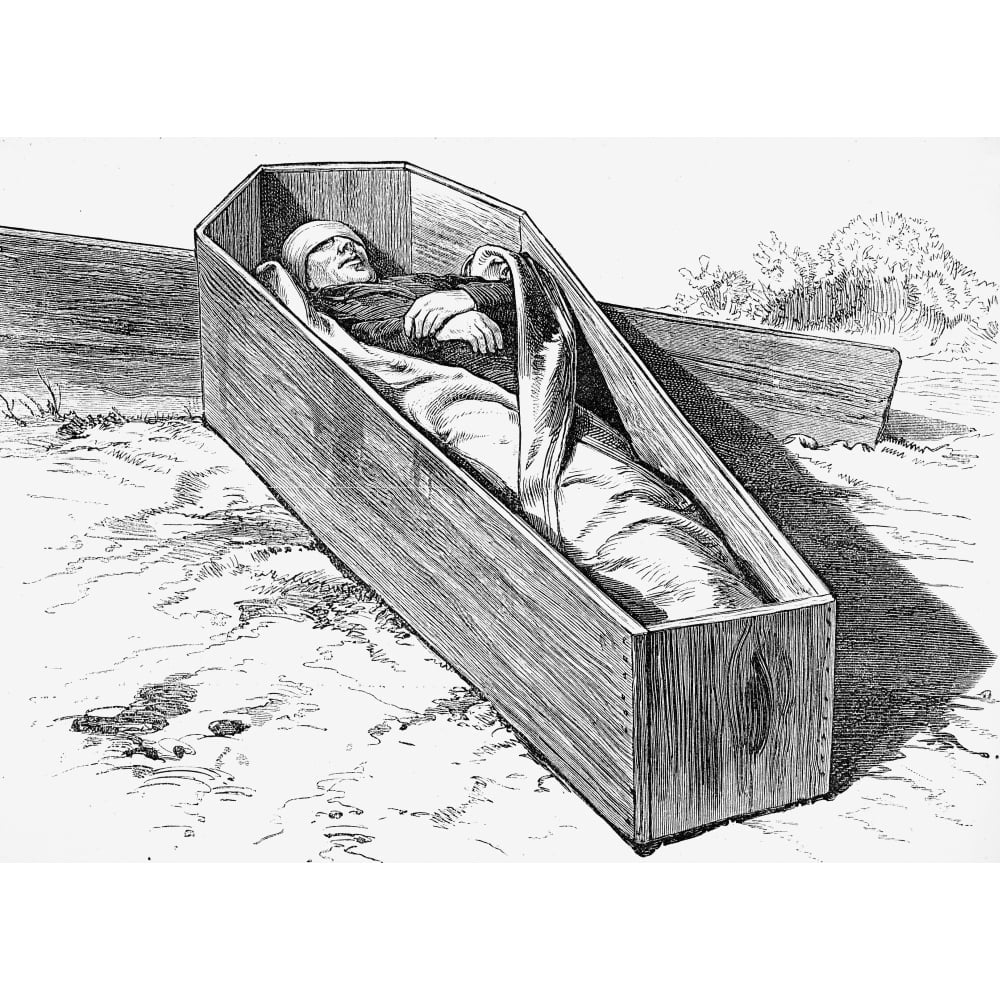 John Doyle Lee. Namerican Mormon Leader. Lee'S Body Lying In A Coffin ...