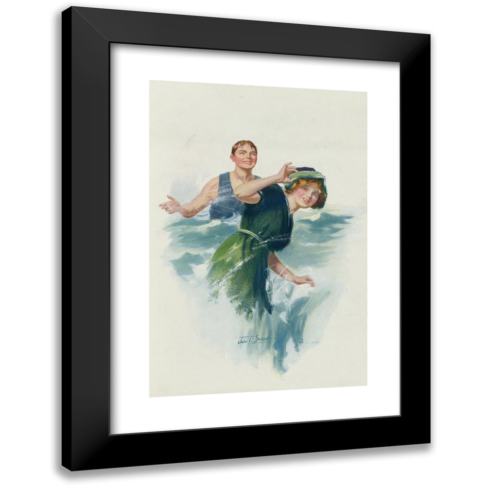 John E. Sutcliffe 17x24 Black Modern Framed Museum Art Print Titled ...