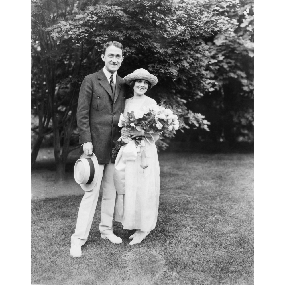 John Emerson And Anita Loos One Minute After Their Wedding In Bayside ...