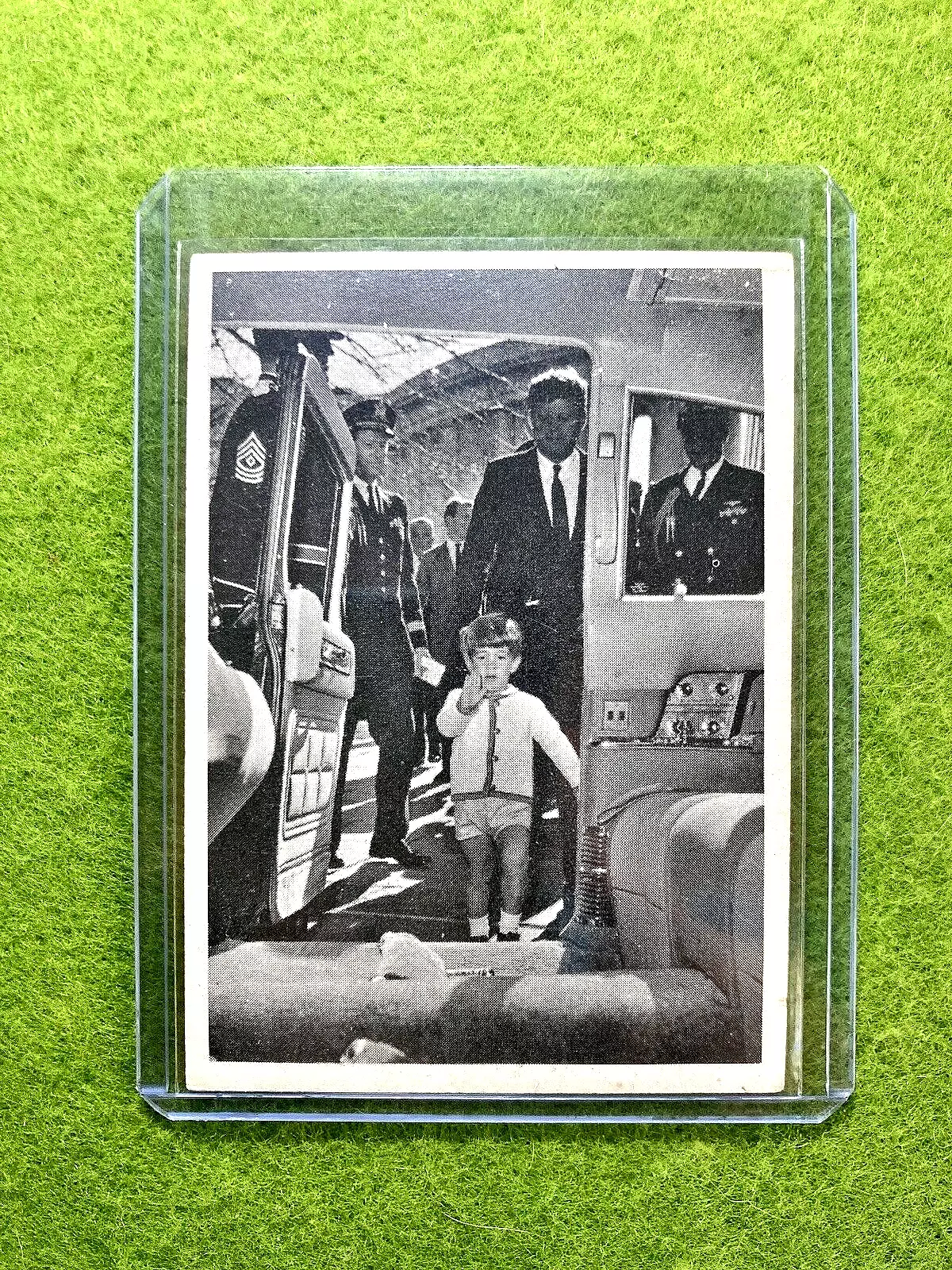 John F Kennedy 1963 ROSAN CARD JFK LIMO JFK Jr. 1963 Rosan John F ...