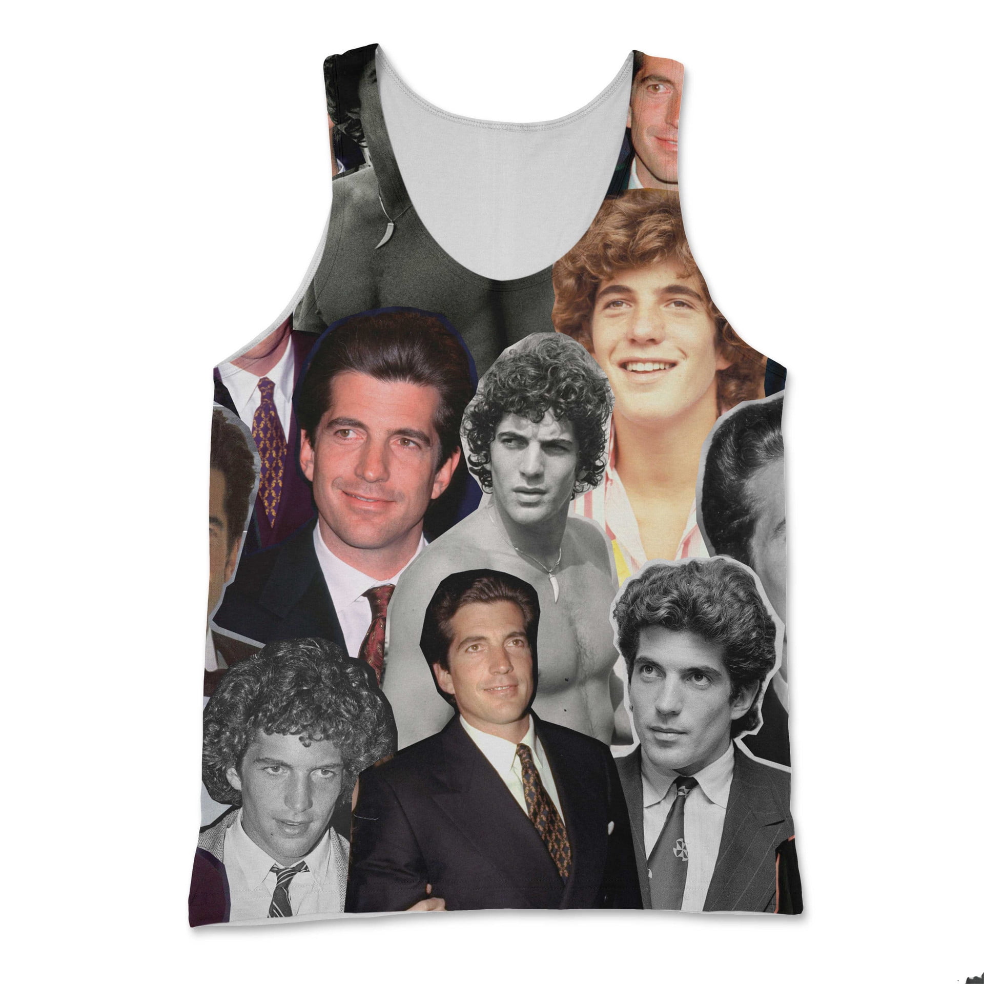 John F. Kennedy Jr. JFK Photo Collage Tank Top - Walmart.com