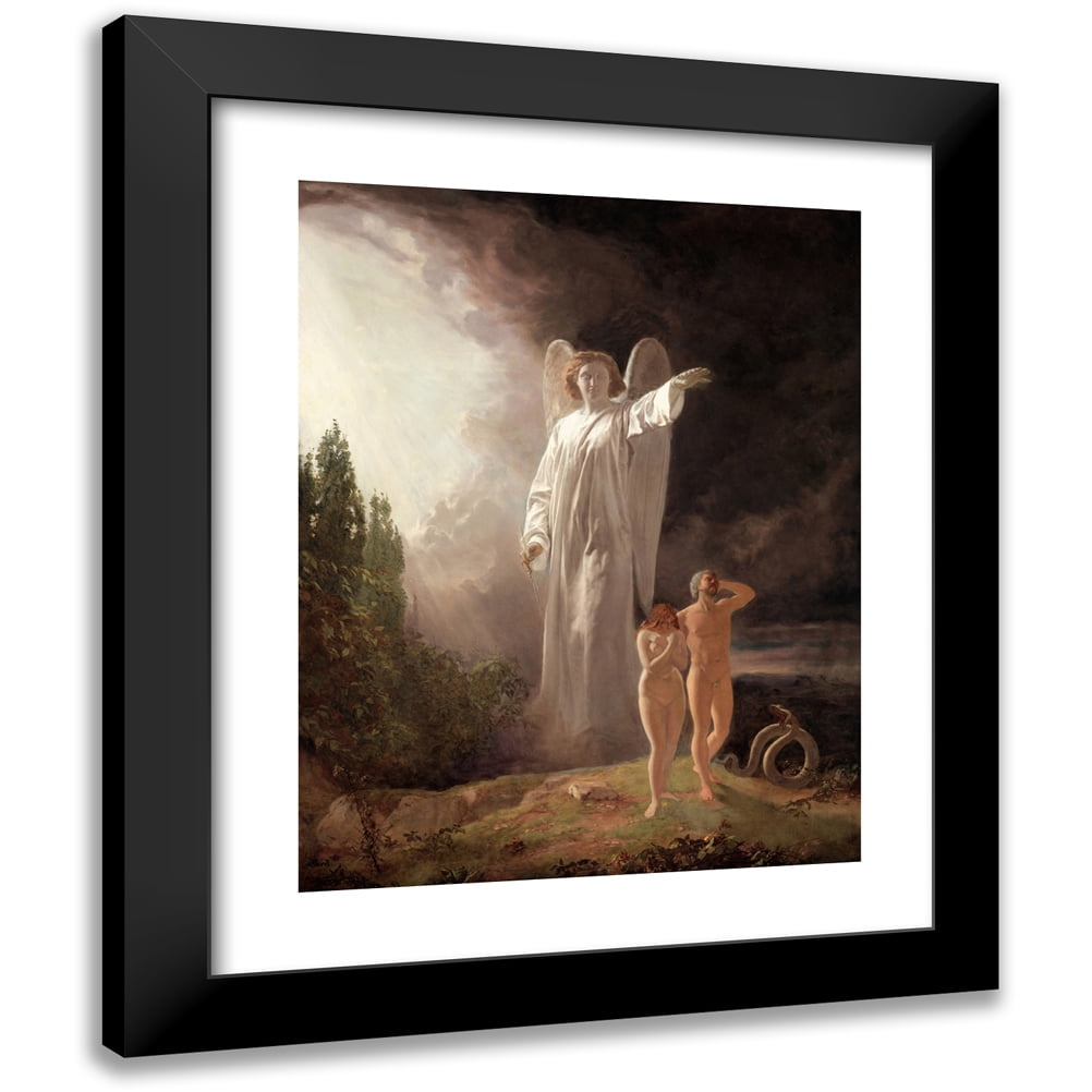 John Faed 12x14 Black Modern Framed Museum Art Print Titled - Expulsion ...