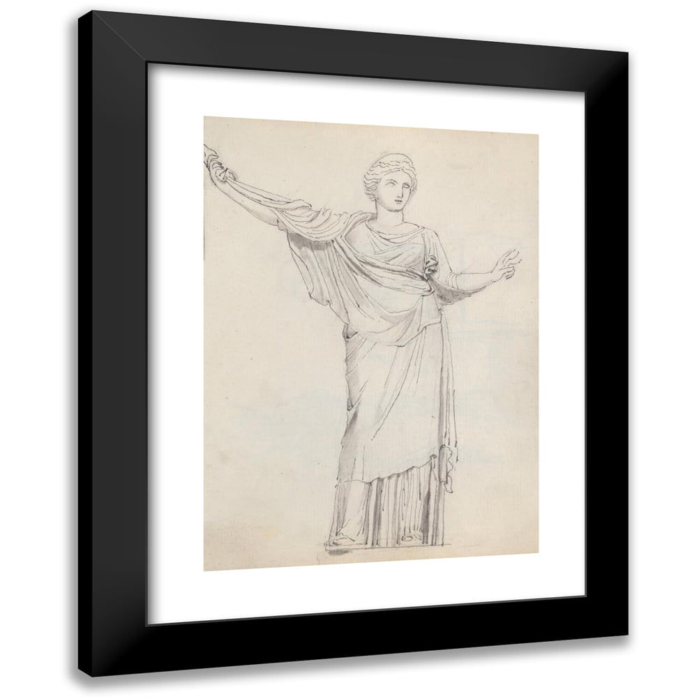 John Flaxman 11x14 Black Modern Framed Museum Art Print Titled - Ceres ...