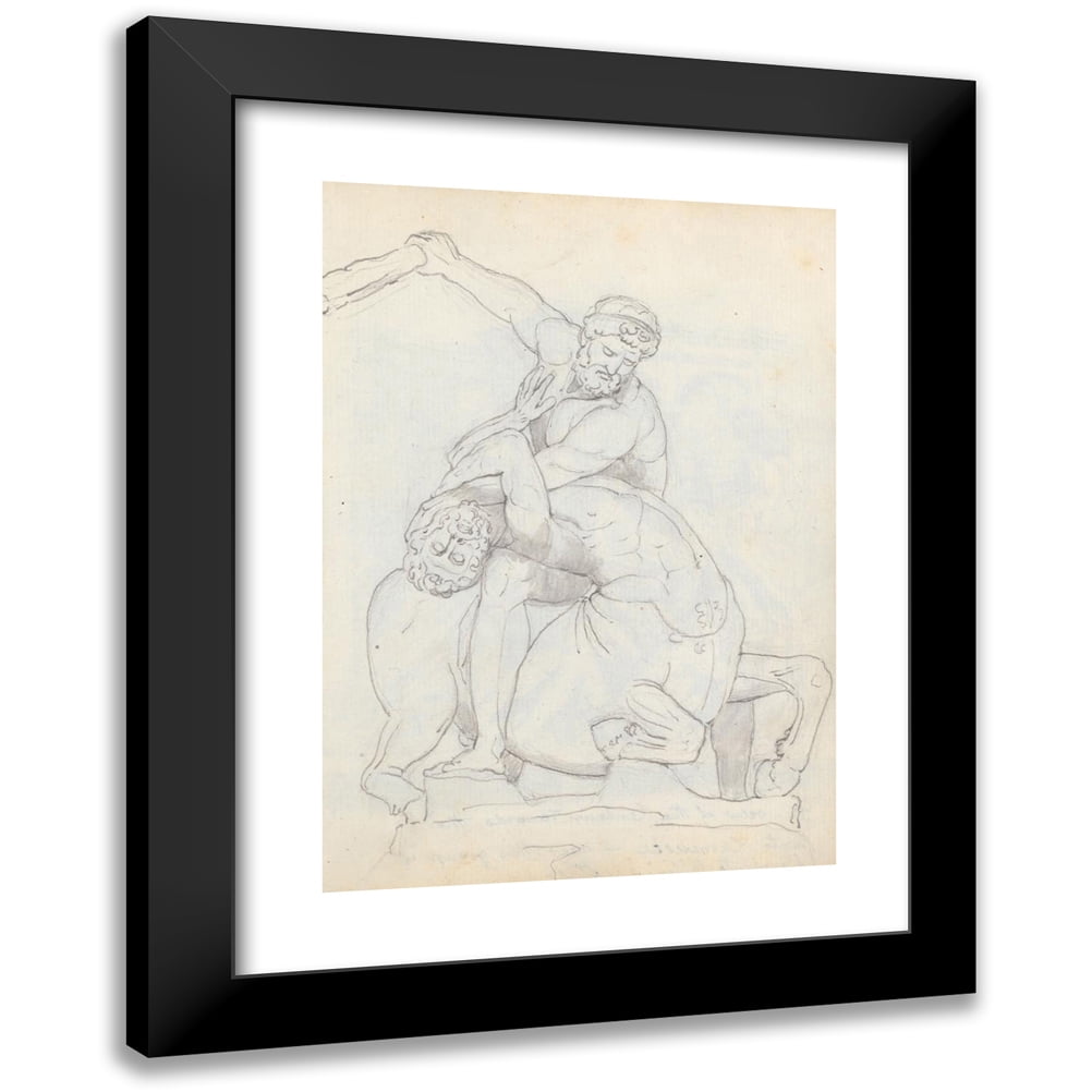 John Flaxman 11x14 Black Modern Framed Museum Art Print Titled ...