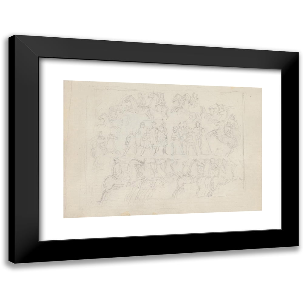 John Flaxman 18x14 Black Modern Framed Museum Art Print Titled ...