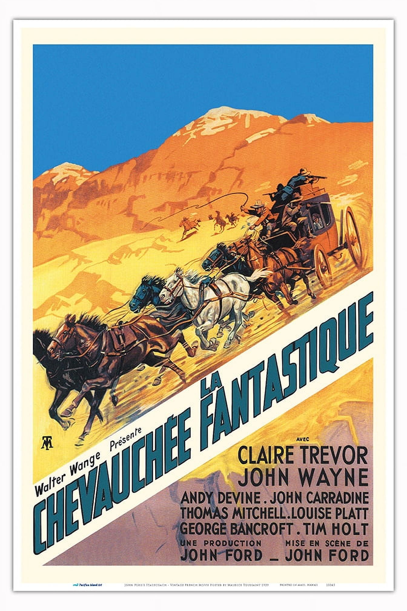 John Ford’s Stagecoach (La Chevauchée Fantastique) - Starring John ...