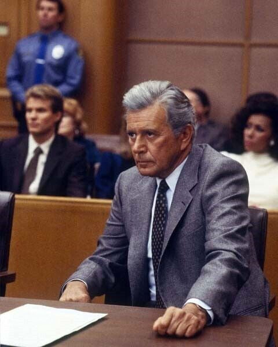 John Forsythe as Blake Carrington in court room season 1 Dynasty 8x10 ...