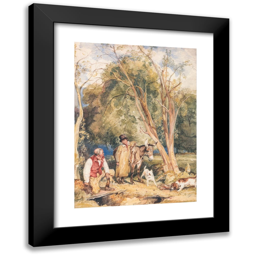 John Frederick Lewis 11x14 Black Modern Framed Museum Art Print Titled ...
