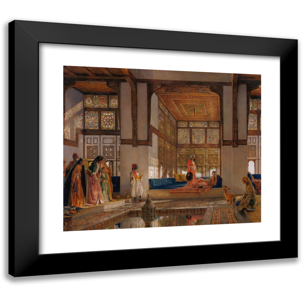 John Frederick Lewis 17x15 Black Modern Framed Museum Art Print Titled ...