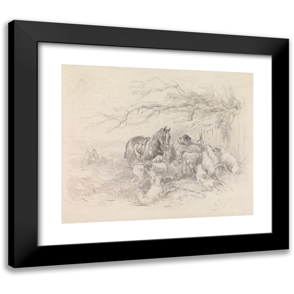 John Frederick Tayler 17x15 Black Modern Framed Museum Art Print Titled ...