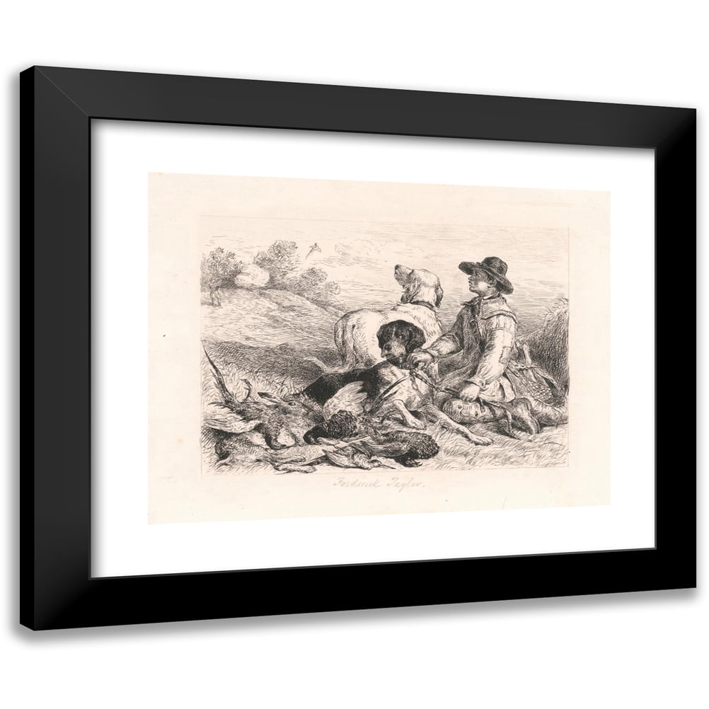 John Frederick Tayler 24x19 Black Modern Framed Museum Art Print Titled ...