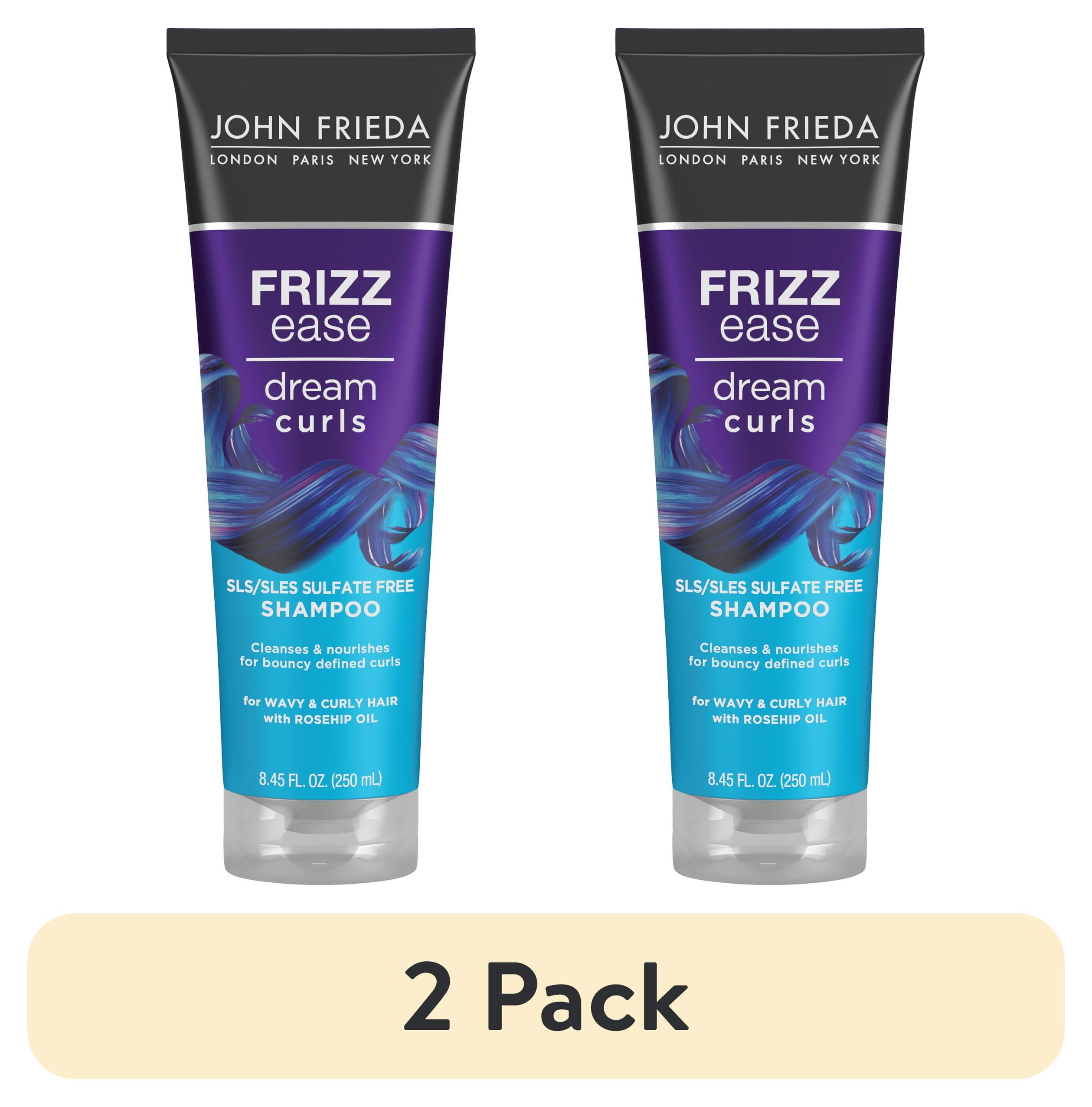 (2 pack) John Frieda Anti Frizz, Frizz Ease Dream Curls Shampoo, 8.45oz ...